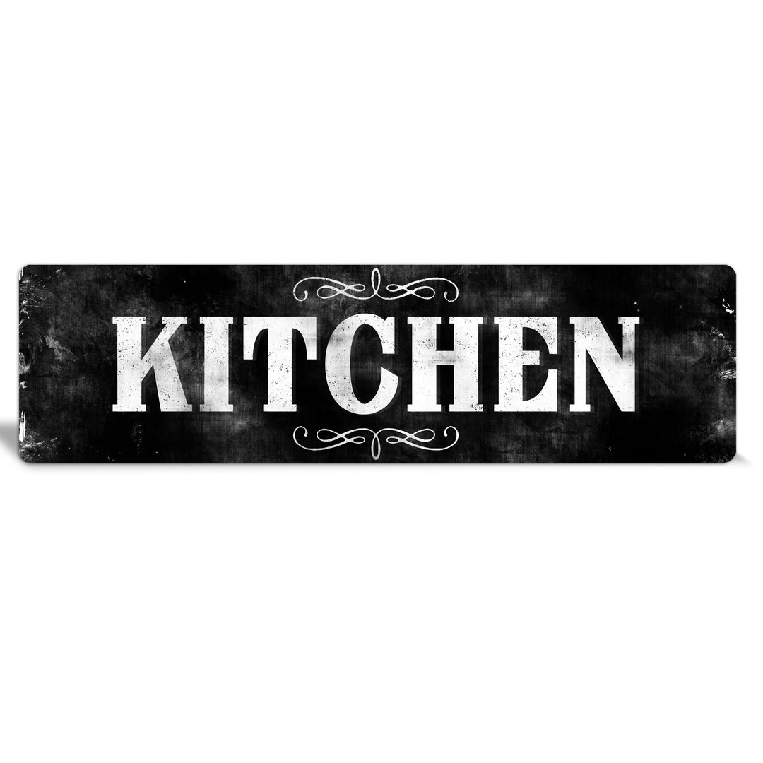 Kitchen Sign - Kitchen Decor - Kitchen Wall Decor - Metal Kitchen Sign ...