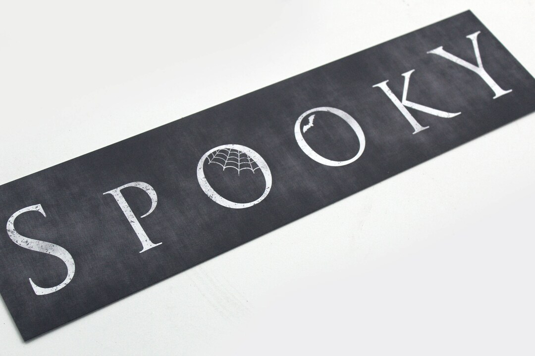 Halloween Sign Halloween Decor Spooky Halloween Sign - Etsy