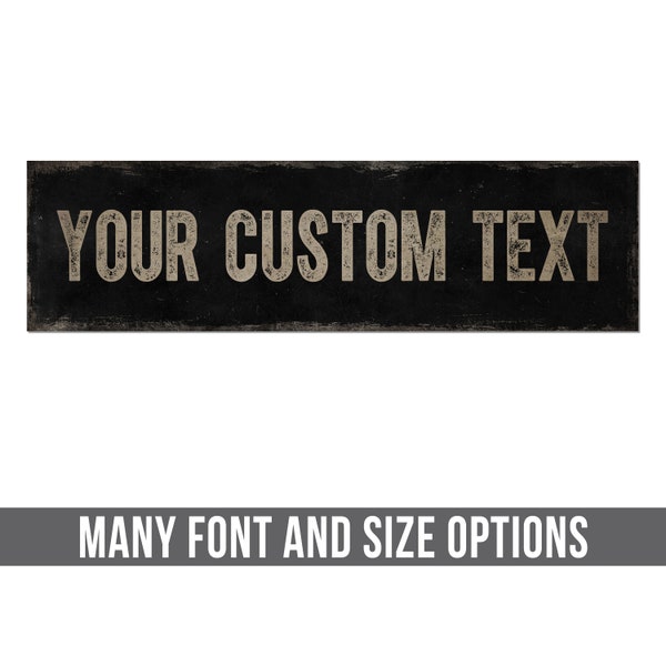 Rustic Metal Sign - Etsy