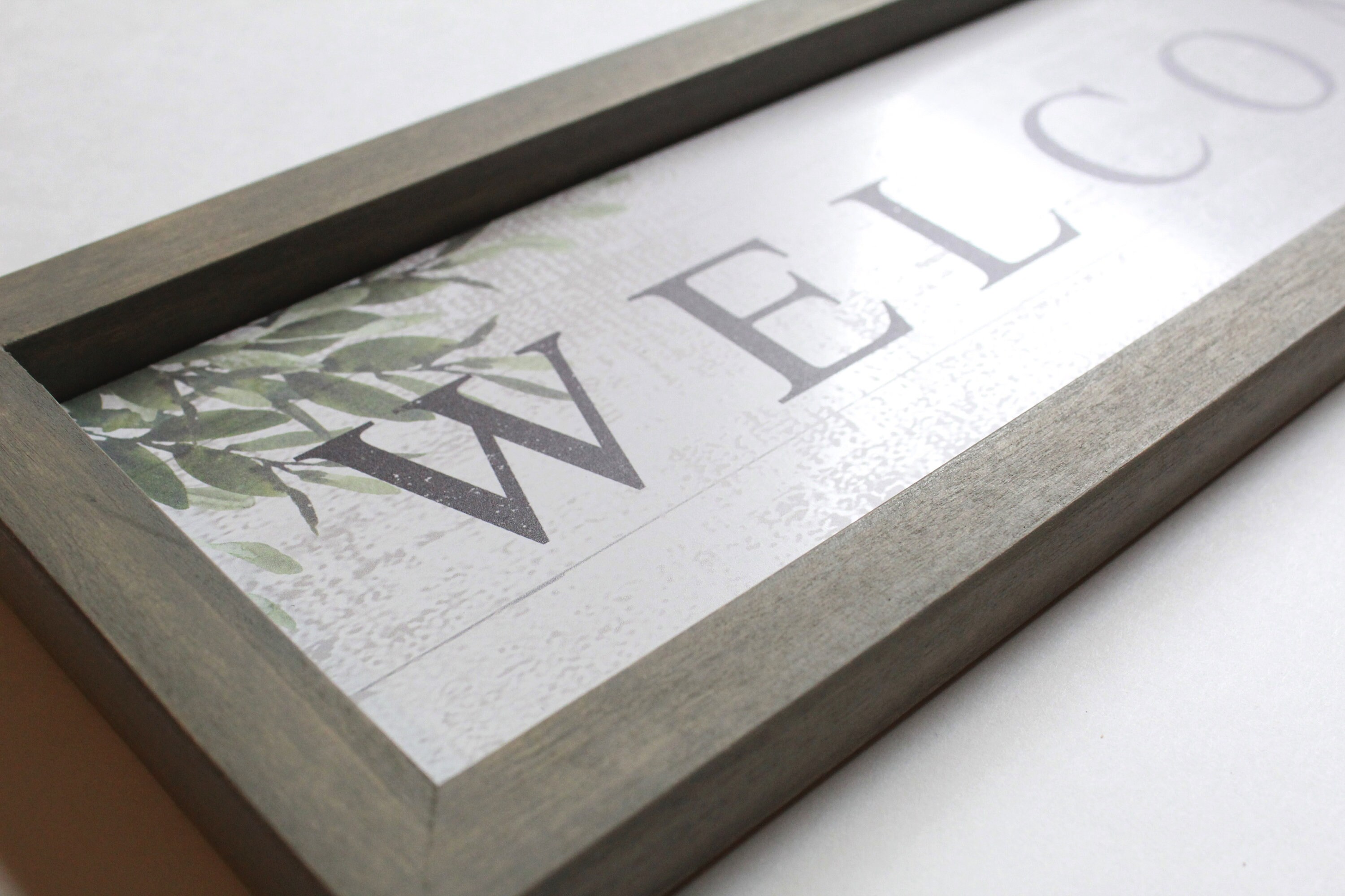 Welcome Sign Framed Welcome Sign Home Decor Sign Entry - Etsy