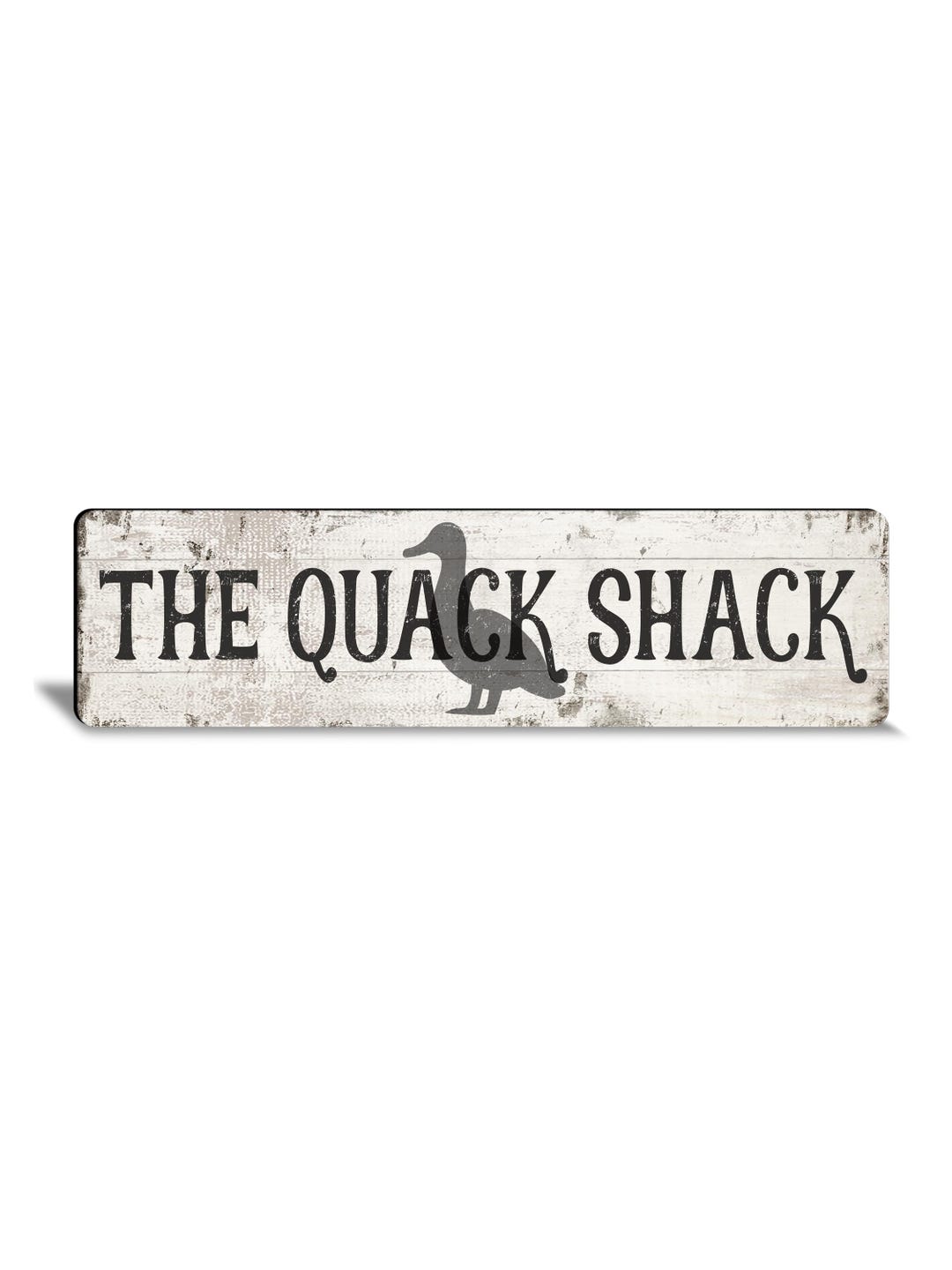 Quack Shack Metal Duck Sign: Ourdoor Farm Duck Art Sign for Barn Decor ...