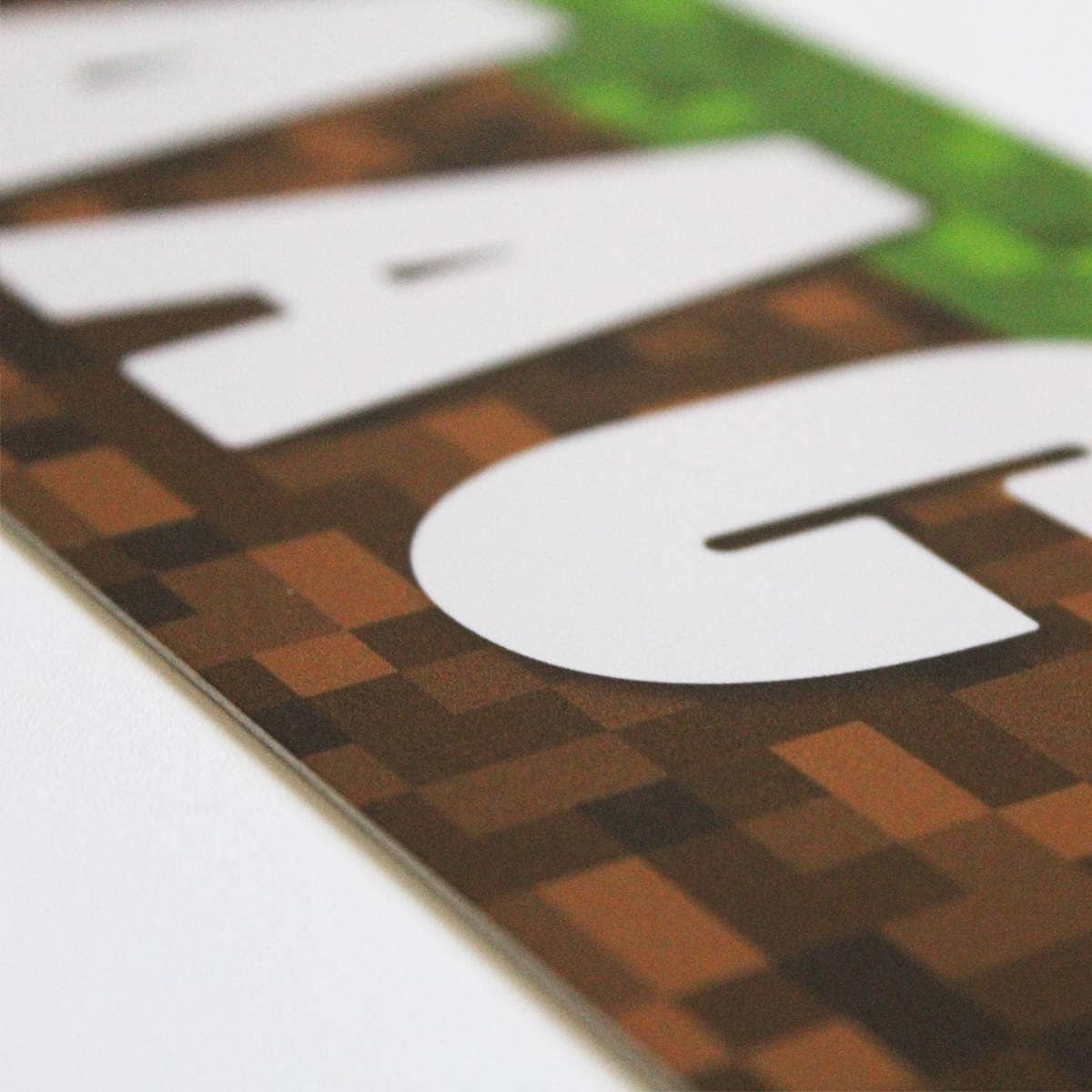 Minecraft Inspired Sign Minecraft Sign Minecraft Decor - Etsy