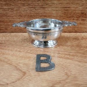 Masonic and Templar Quaich Pewter Cup Drinking Bowl Christening Wedding ...