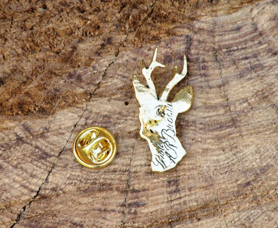 Roe Deer Gold Plated Pin Lapel Badge Gift 302 - Etsy UK