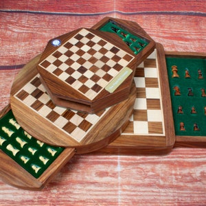 Clan Crests Chess Set Square, Octagonal or Round Magnetic Board With ...