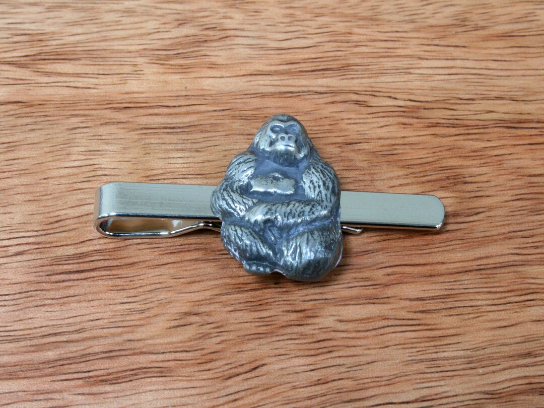 Safari Animals Tie Clip Tack Slide UK Handmade Necktie Clip Gift ...