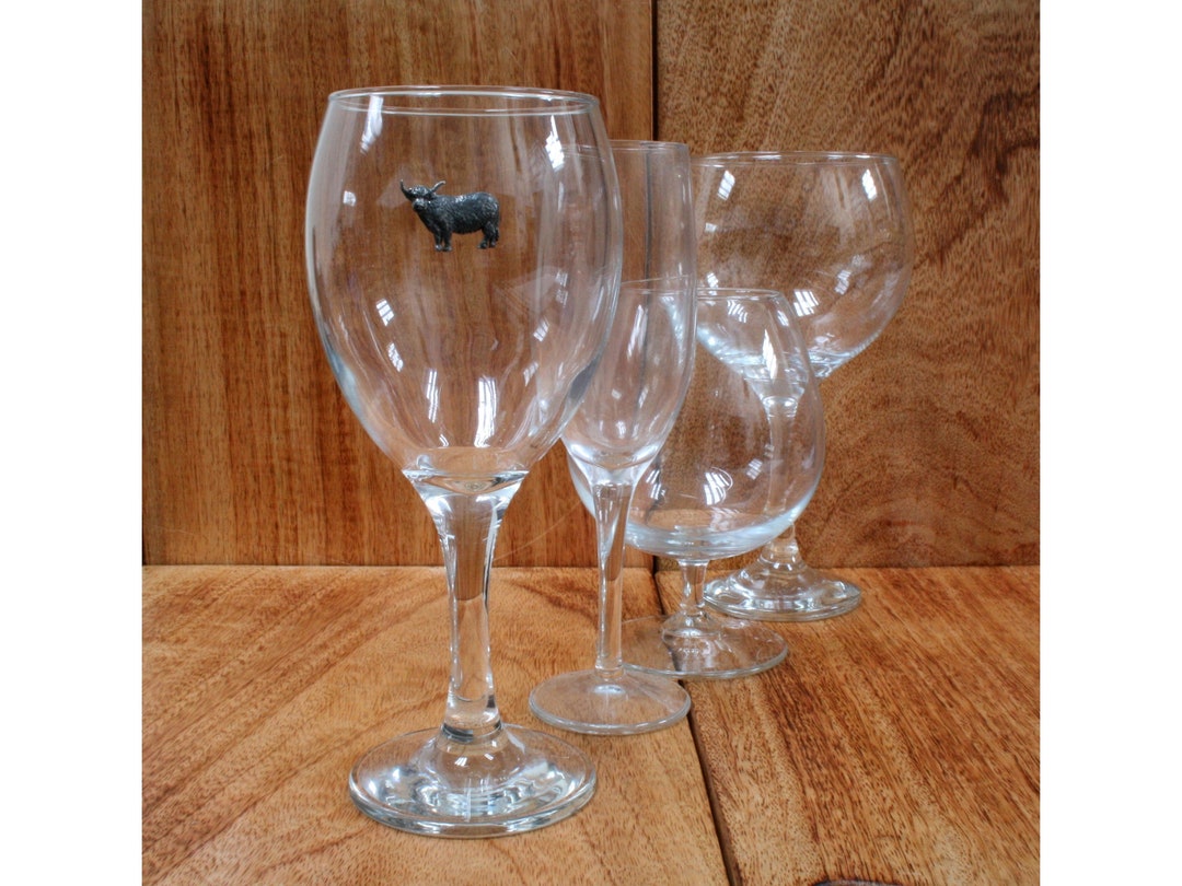 Scottish Icons Balloon Gin Glass Wine Glass Brandy Glass Champagne ...