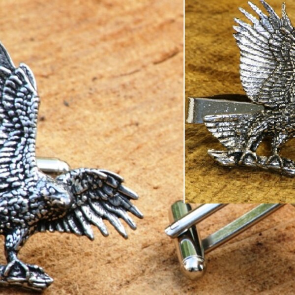 Eagle Cufflinks - Etsy
