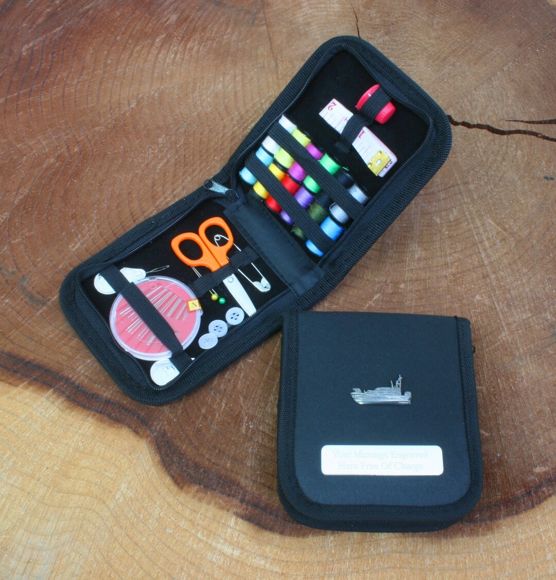 Lifeboat Travel Sewing Emergency Repair Kit With Zipper Canvas Case ...