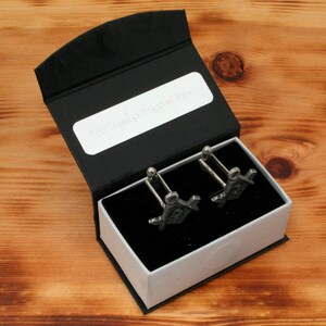 Masonic and Templar Cufflinks and Tie Clips Pewter UK Handmade Masonry ...