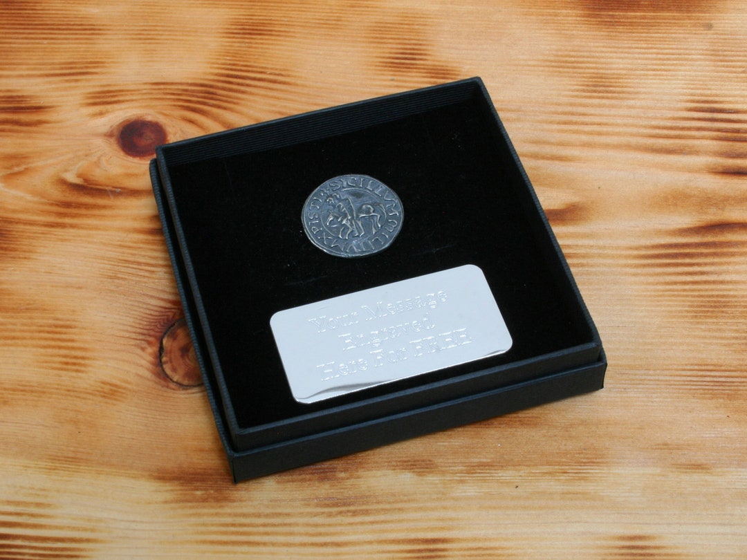 Historical Symbols Pin Lapel Badge or Magnet in Personalised Gift Box ...