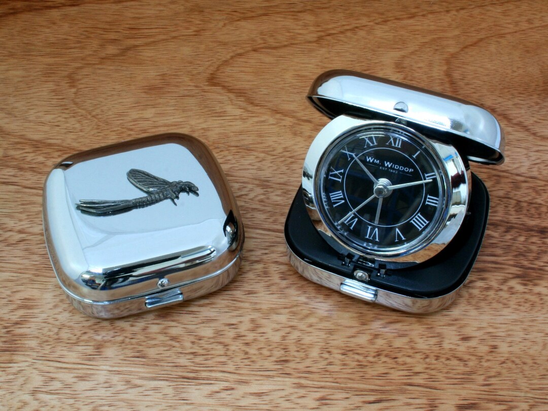 Insects & Bugs Flip up Alarm Clock Portable Quartz Movement Ladybird ...