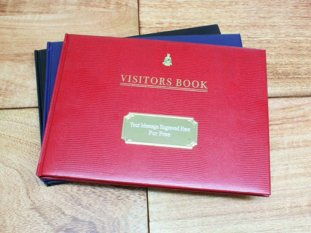 Marines Regiments Visitor Book Company Check in Book Parking Book Guest ...