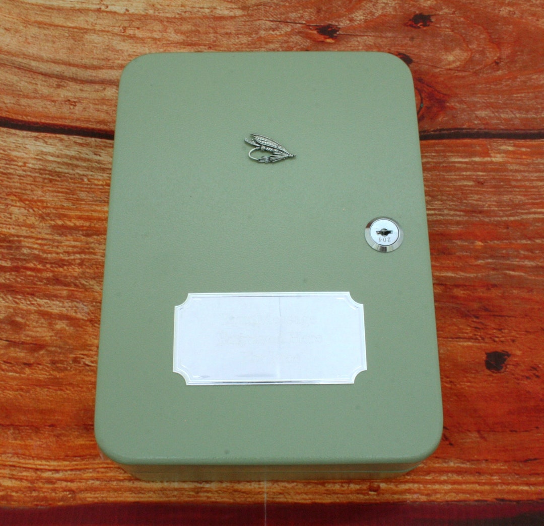Fly Fishing Key Safe Cabinet Box Office Depot With Lock 48 - Etsy