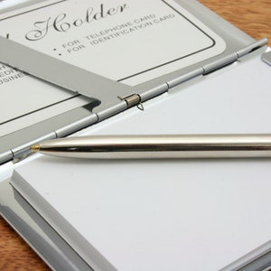 Religious Symbols Metal Notepad Memo Card Holder With Personalised Free ...