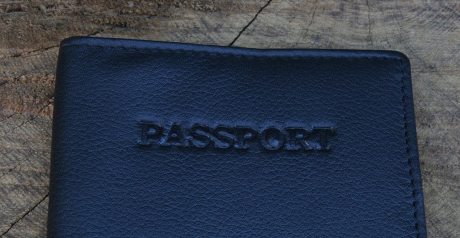 T-rex Whole Real Leather Passport Case RFID Black or Burgundy | Etsy