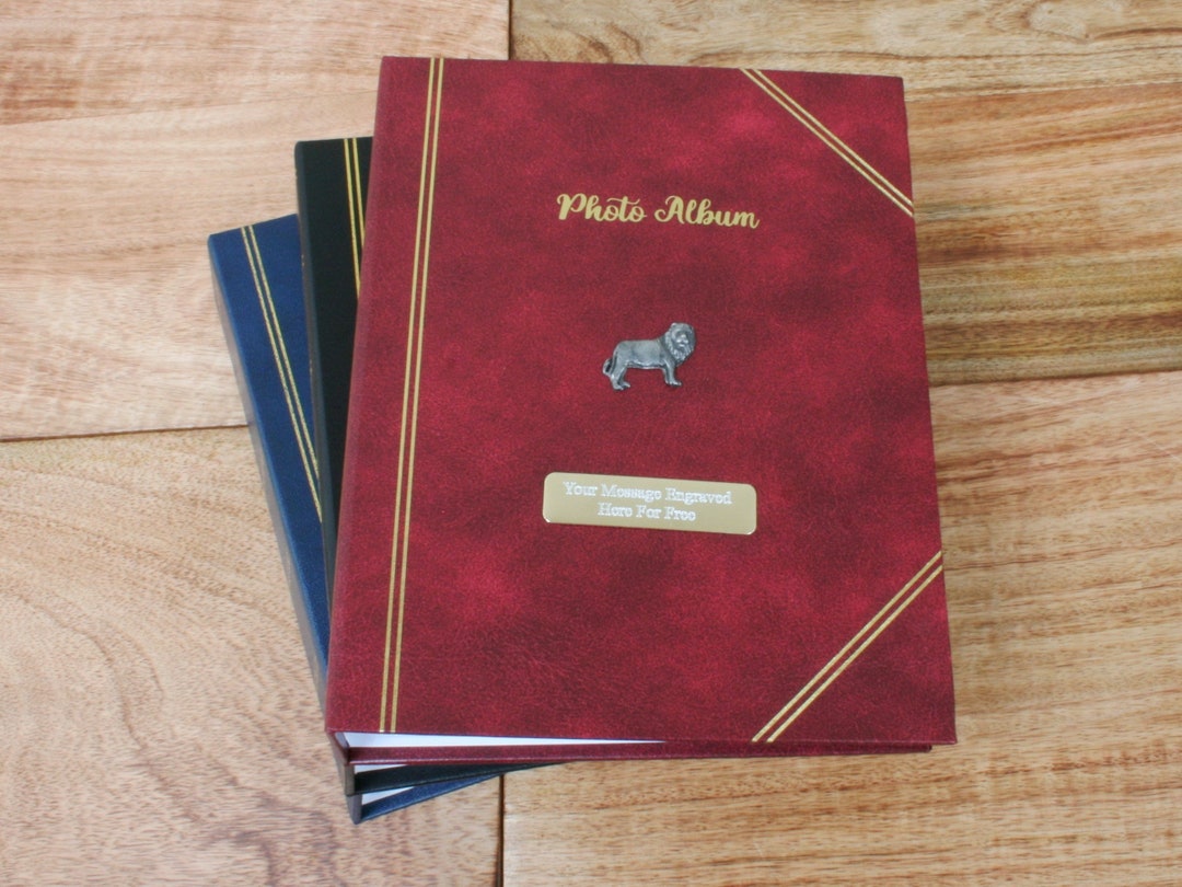 Safari Animals Photo Album Red, Black, Blue Holds 200 Photographs 6x4 ...
