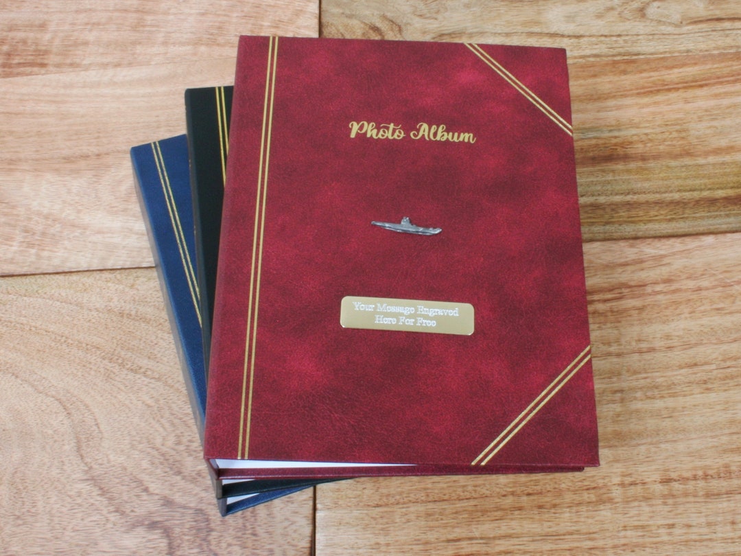 Boats and Vessels Photo Album Red, Black, Blue Holds 200 Photographs ...