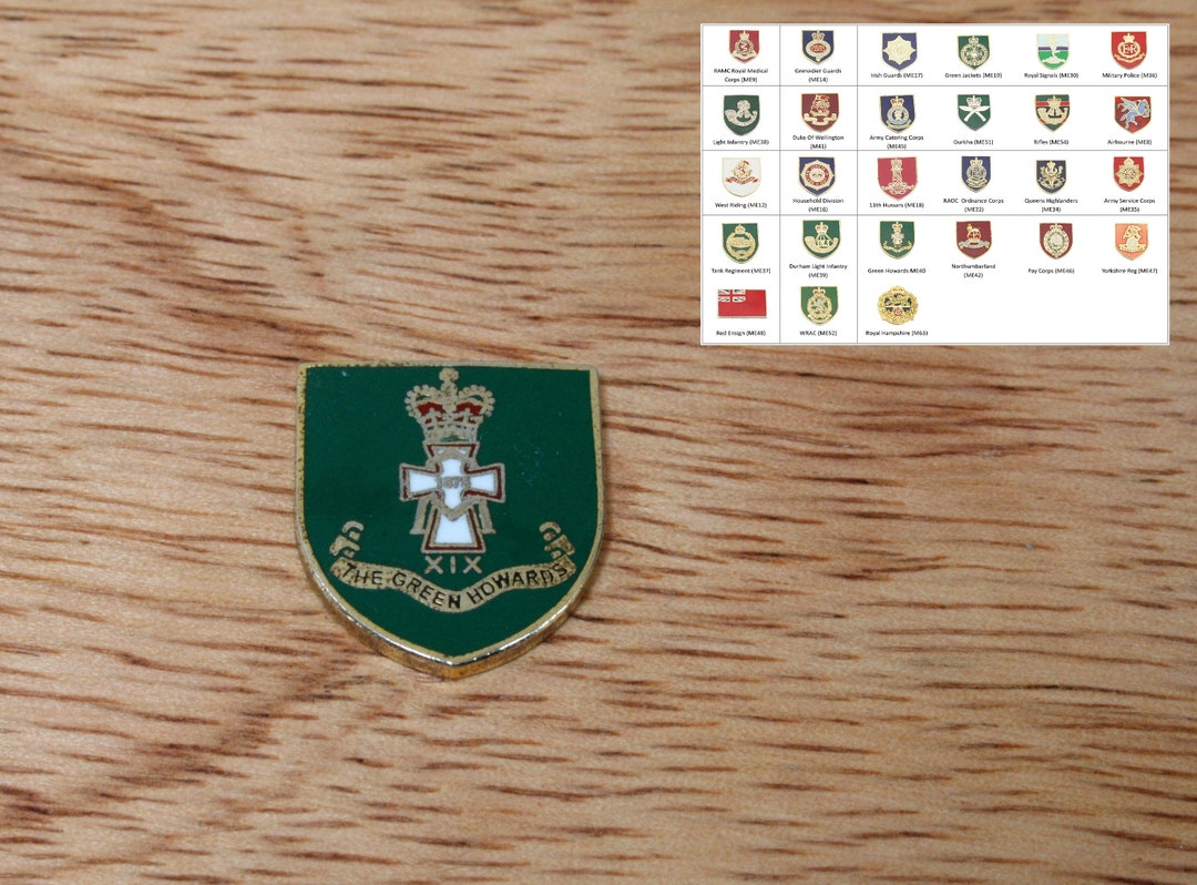 British Military Regiments Pin Lapel Brooch Badge or Fridge Magnet ...