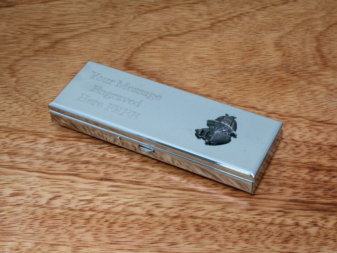Shakespeare 7 Day Pill Mint Trinket Box With Mirror Personalised ...