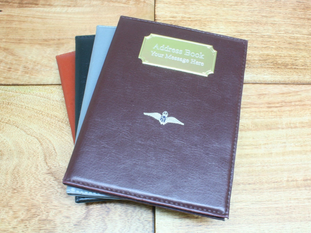 RAF Regiments Address Book Telephone Contacts Book A-Z Personalised ...