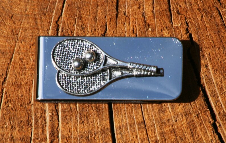 Tennis Racket Money Clip Mens Engraved Player Gift 370 - Etsy