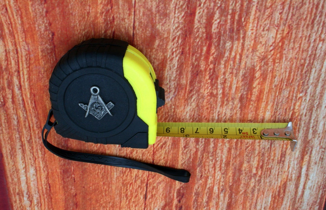 Masonic and Templar Tape Measure 5m X 19mm Metric & Imperial Home ...