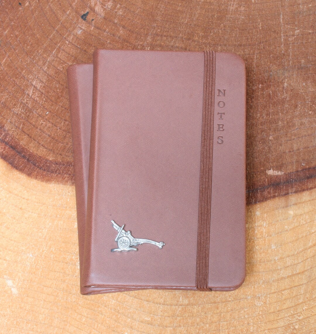 Field Artillery Pair of A5 or A6 Notebooks Black Brown Grey - Etsy