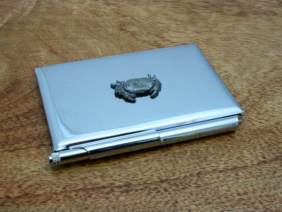 Marine Sealife Metal Notepad Memo Card Holder With Personalised Free ...