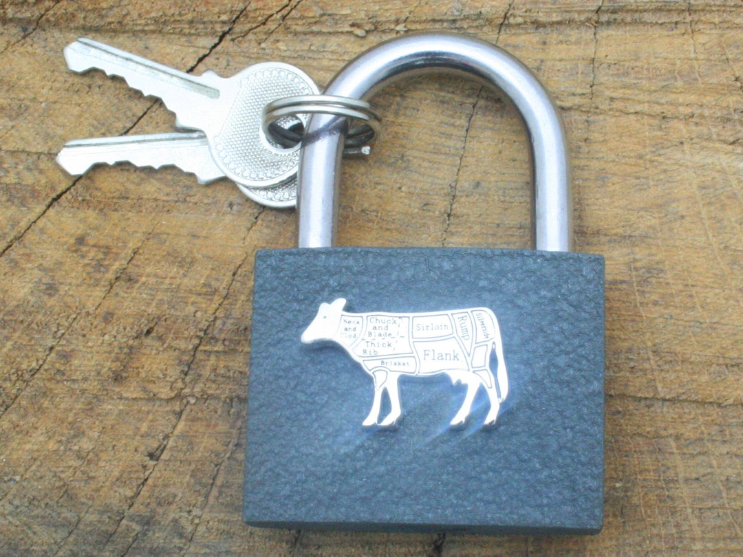 Butchers Animals Padlock Love Lock Wedding Anniversary Couple Bridge ...