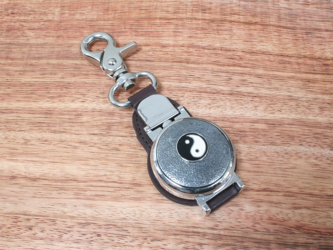 Religious Symbols Nurses Fob Watch Clip on Pocket Watch English Pewter ...