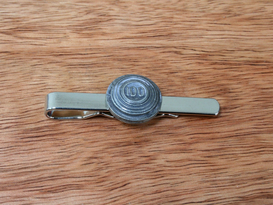 Clay Shooting Tie Clip Tack Slide UK Handmade Necktie Clip Gift Clay ...