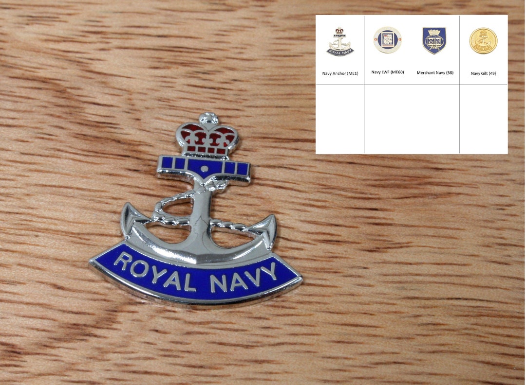 Royal Navy Regiments Pin Lapel Brooch Badge or Fridge Magnet Military ...