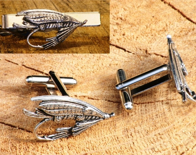Fly Fishing Cufflinks, Fishing Cufflinks, Fishing Fly Cufflinks, Gifts ...