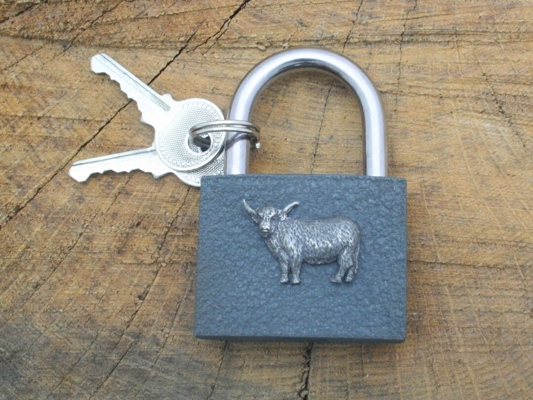 Scottish Icons Padlock Love Lock Wedding Anniversary Couple Bridge ...