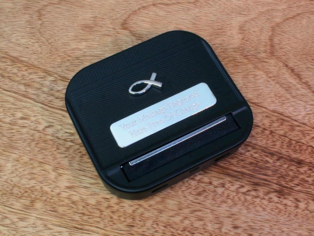 Religious Symbols Matte Black Tobacco Tin and Rolling Machine Free ...