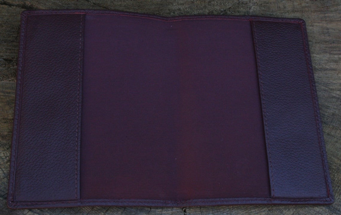 T-rex Whole Real Leather Passport Case RFID Black or Burgundy | Etsy