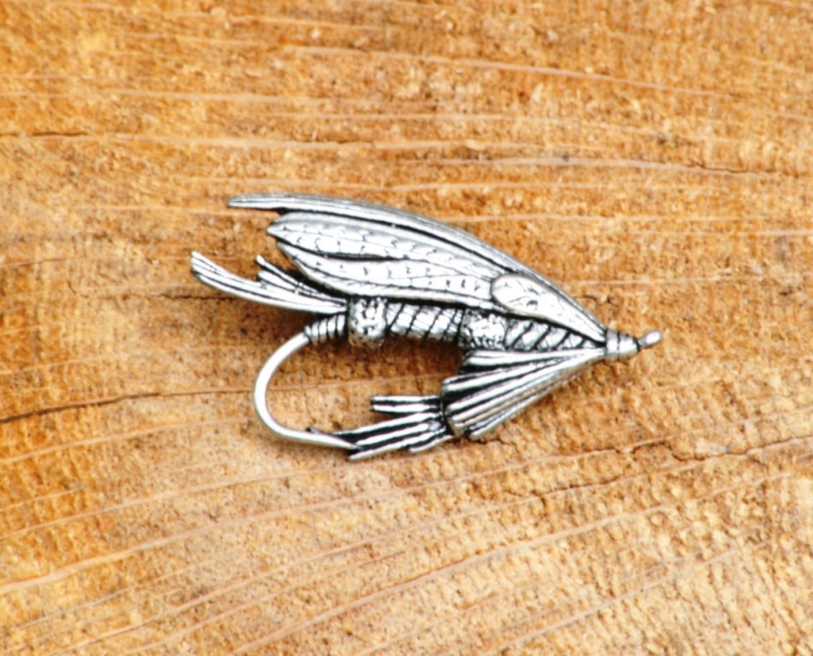 Fly Lure Pin Brooch Badge Pewter Coarse Fishing Christmas Gift - Etsy