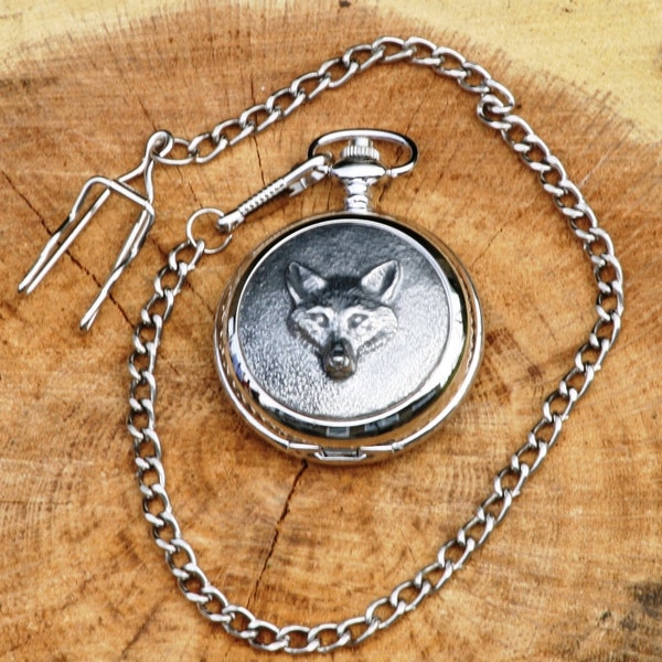 Fox Pocket Watch - Etsy