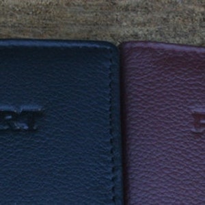 T-rex Whole Real Leather Passport Case RFID Black or Burgundy | Etsy