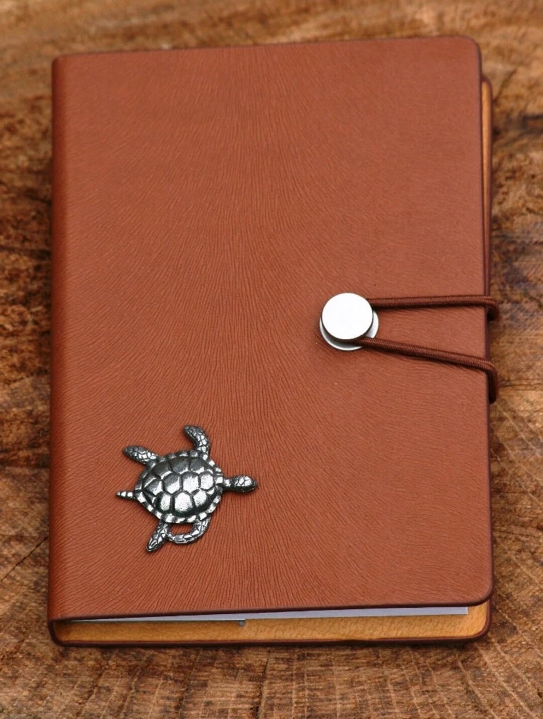 Turtle KR Pewter Design A6 Notebook Pocket Size Notepad Ideal - Etsy