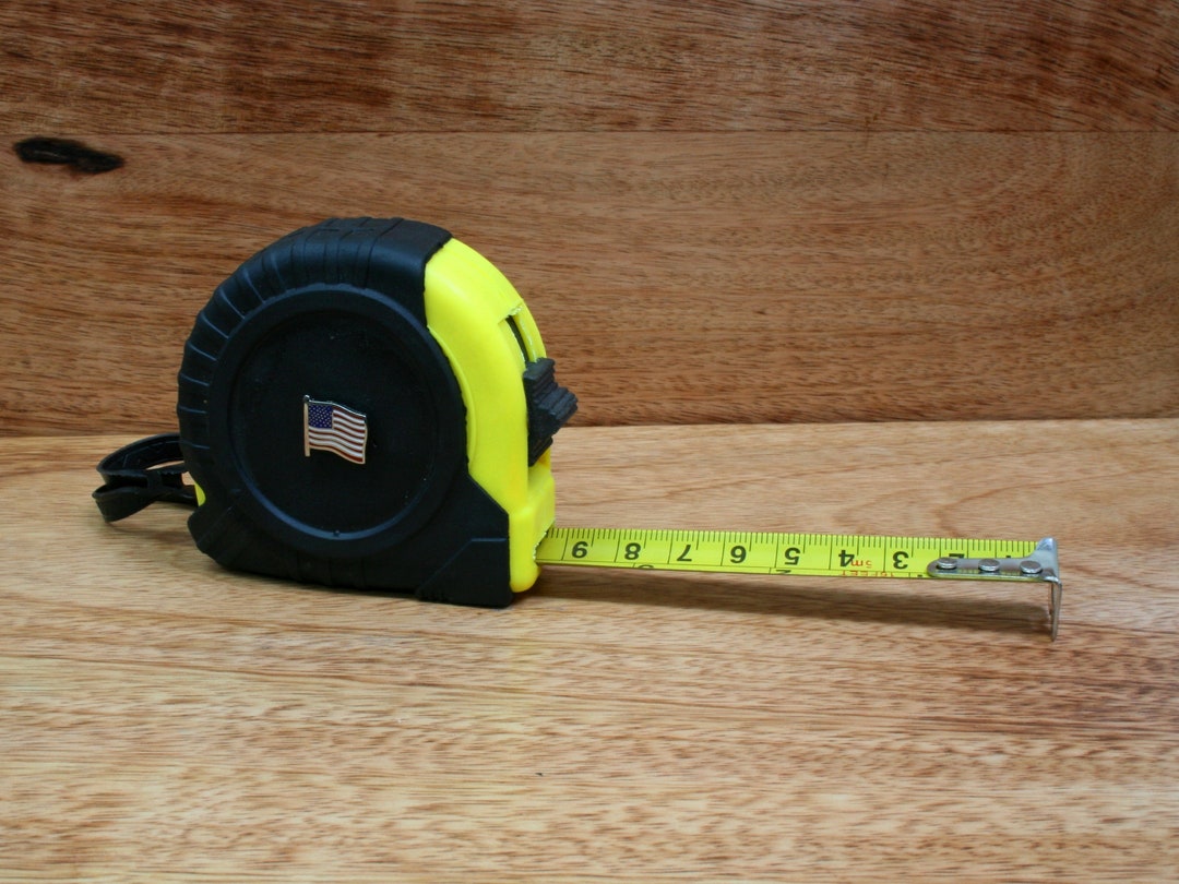 USA Icons Tape Measure 5m X 19mm Metric & Imperial Home Garage ...