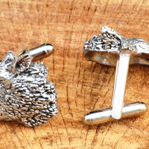 Wild Boar Hog Head Cufflinks Pewter UK Handmade Fathers Day Gift 034 Cu ...