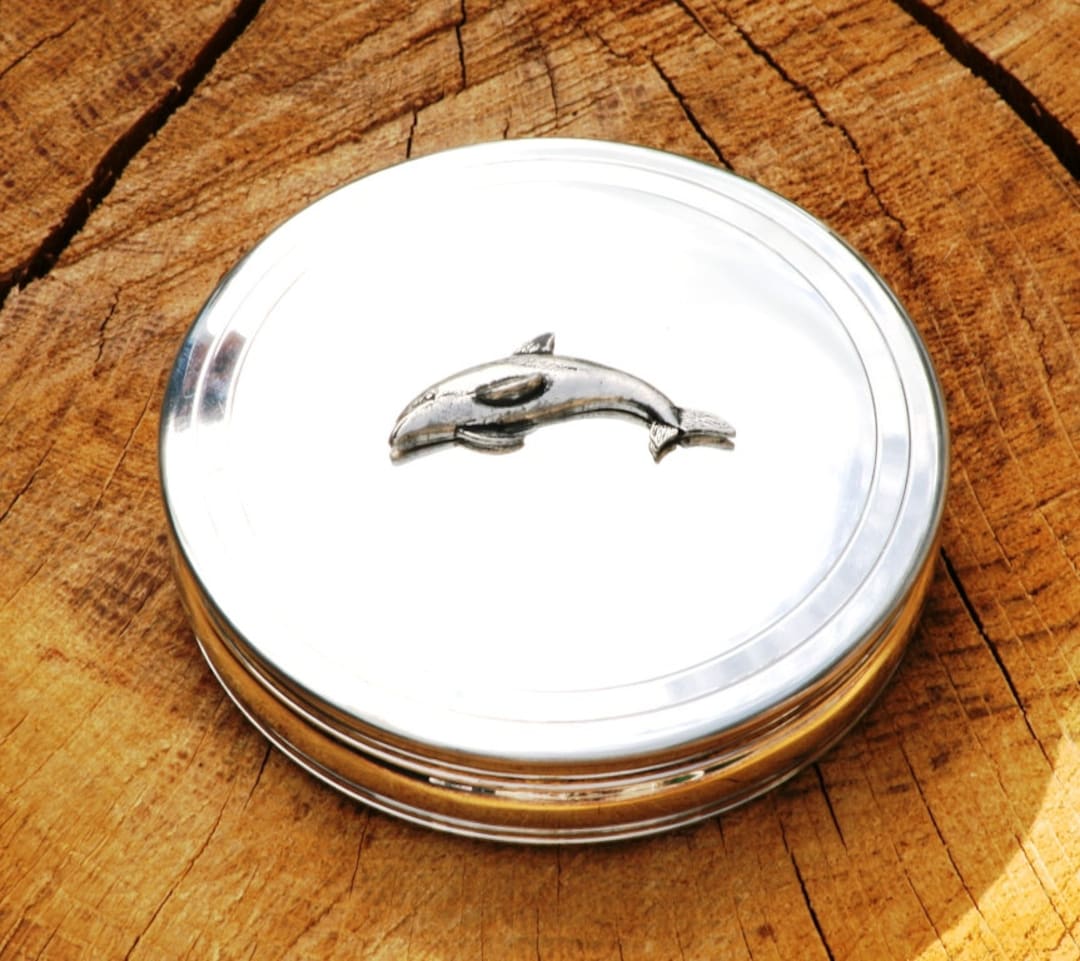Dolphin Trinket Jewellery Box English Ladies Fish Christmas Gift - Etsy