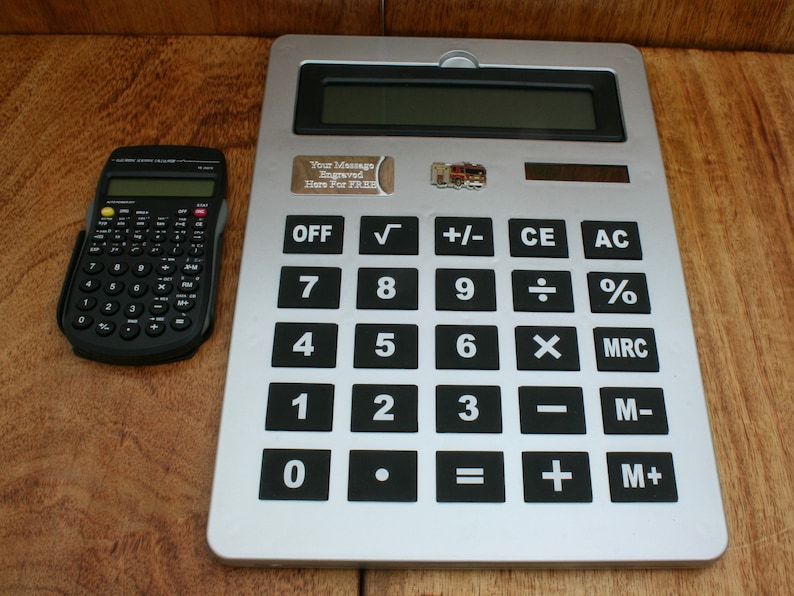 Emergency Services GIANT Desk Calculator or Scientific Calculator With ...