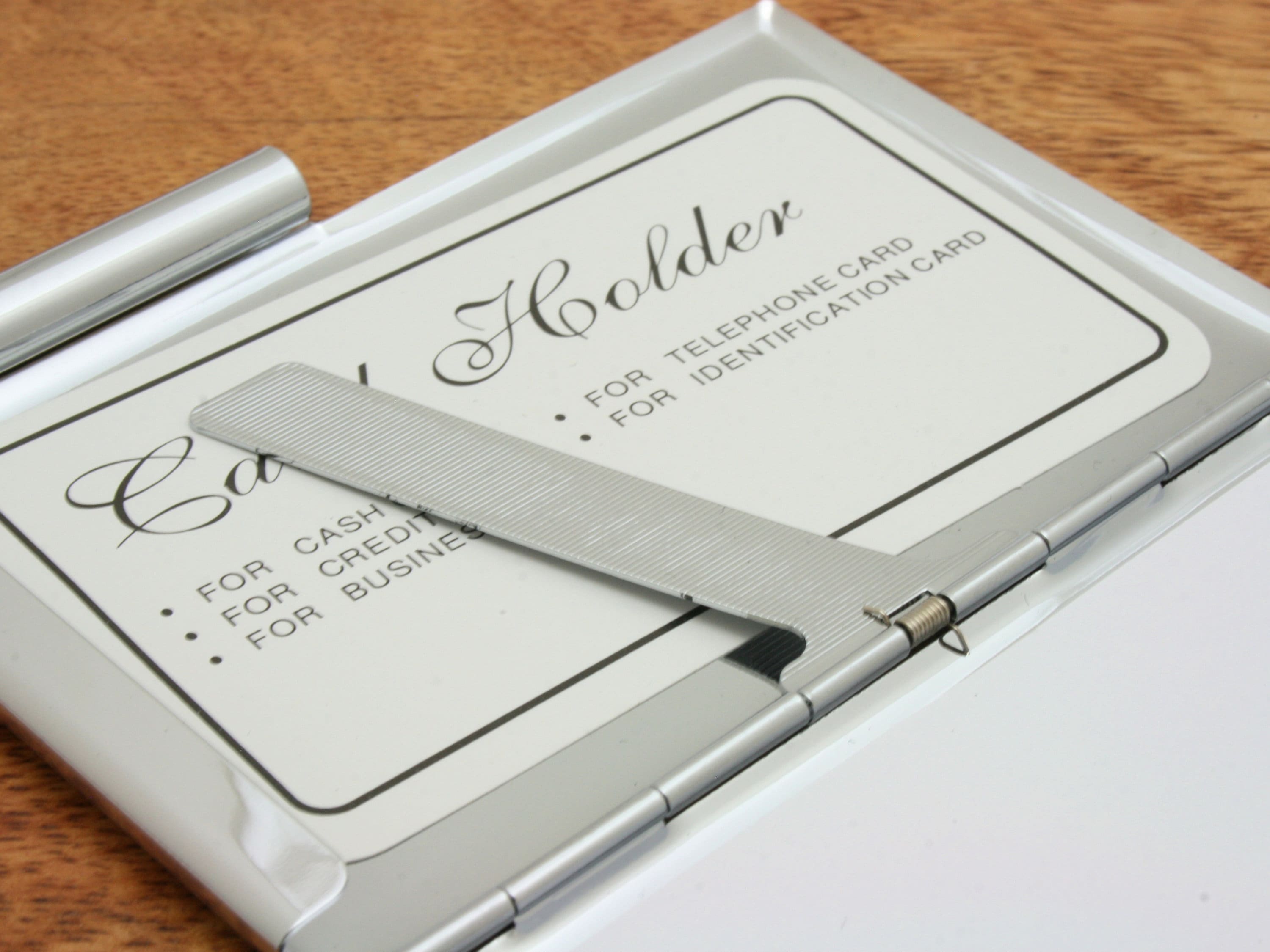 Lest We Forget Metal Notepad Memo Card Holder With Personalised Free ...