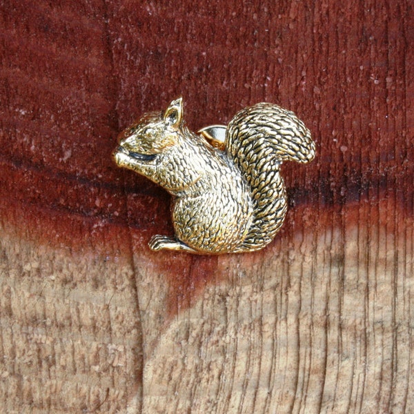 Squirrel Brooch - Etsy