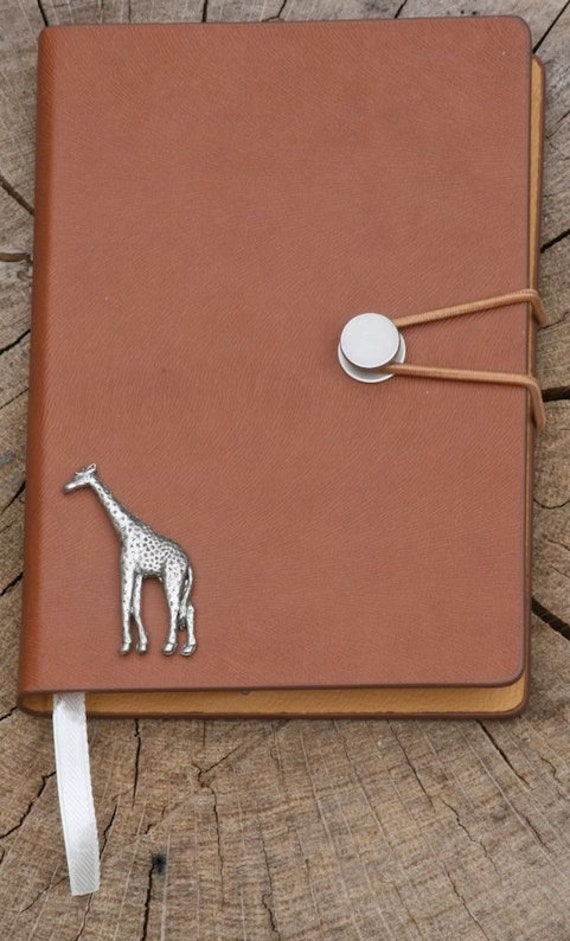Giraffe Pewter Design A 6 Notebook Pocket Size Notepad Ideal - Etsy