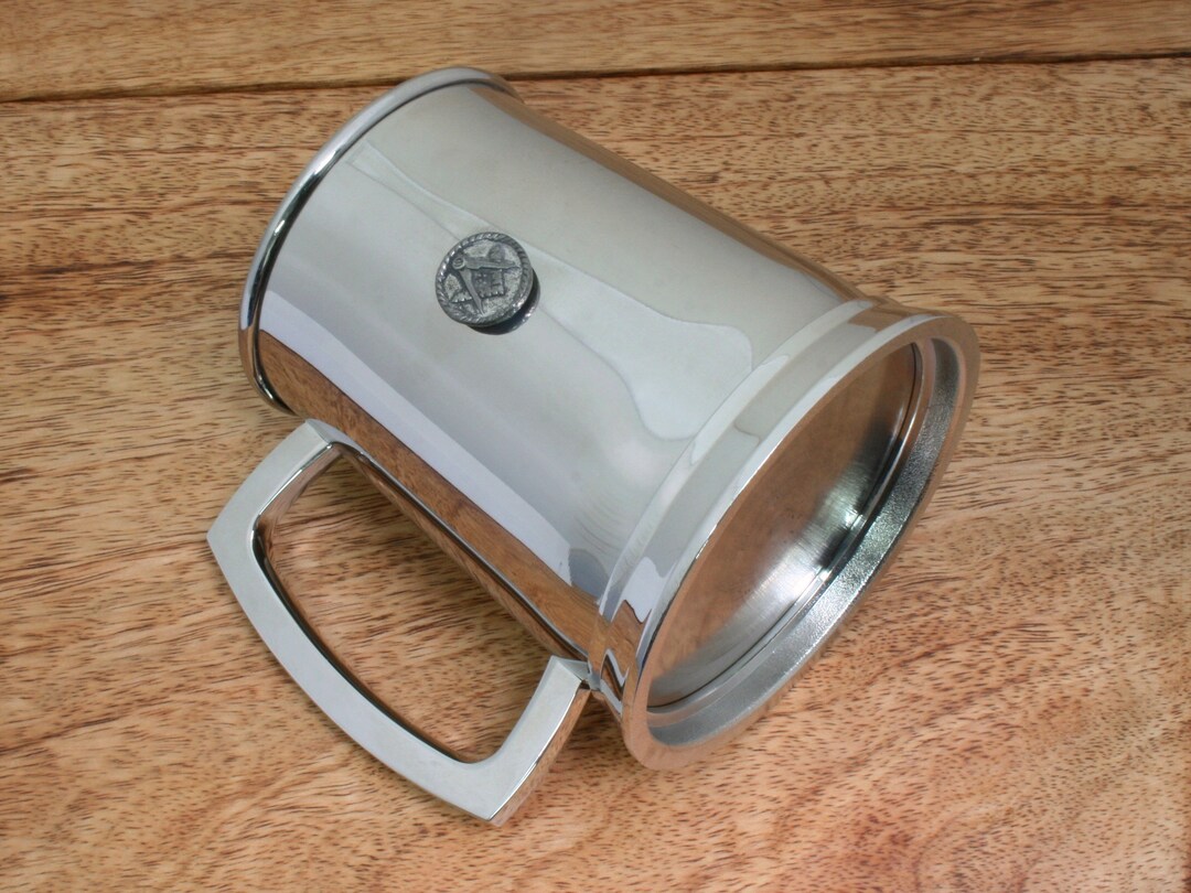 Masonic and Templar Metal Tankard Drinking Mug Personalised Free ...