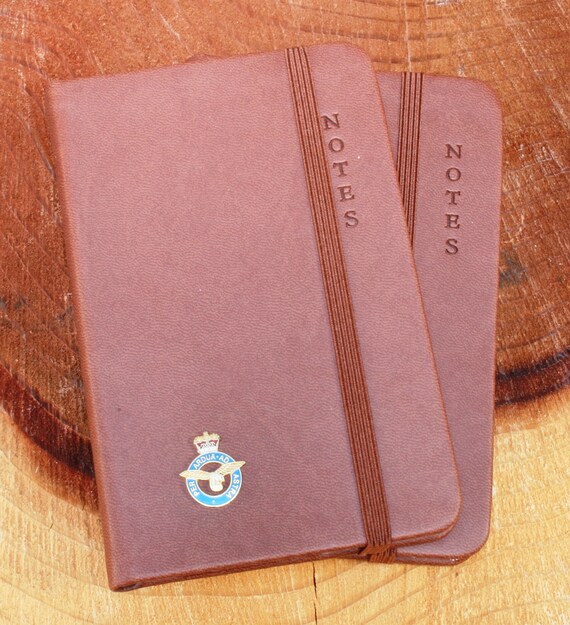 RAF Cut Out Pair of A5 or A6 Notebooks Black Brown Grey or | Etsy